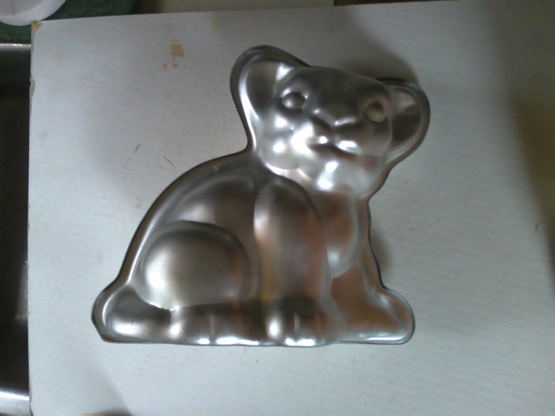 Wilton Animal Cakes Lion/tiger/puppy Shaped Cake Mold 1975 Pressed ...