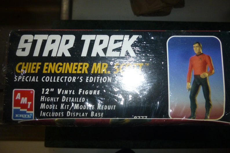 Star Trek Chief Engineer Mr. Scott 12 Vinyl Model Kit | Etsy