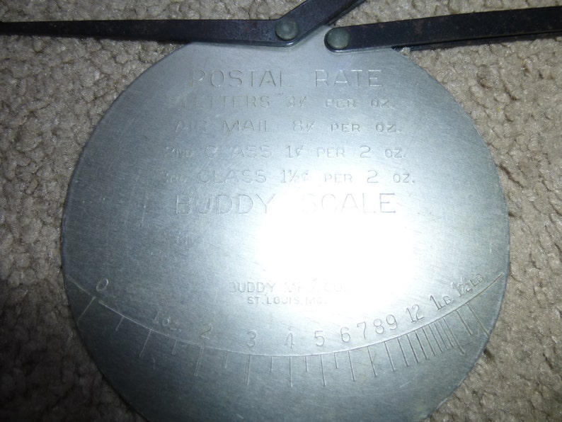 Buddy Scale Funky 1930s Art Deco Hanging Postal Postage - Etsy