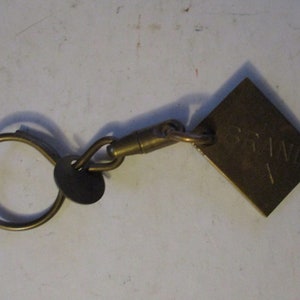 Jean Ring by Marc - Rare and Unusual 1970s Keychain - Brand X Form Fun ...