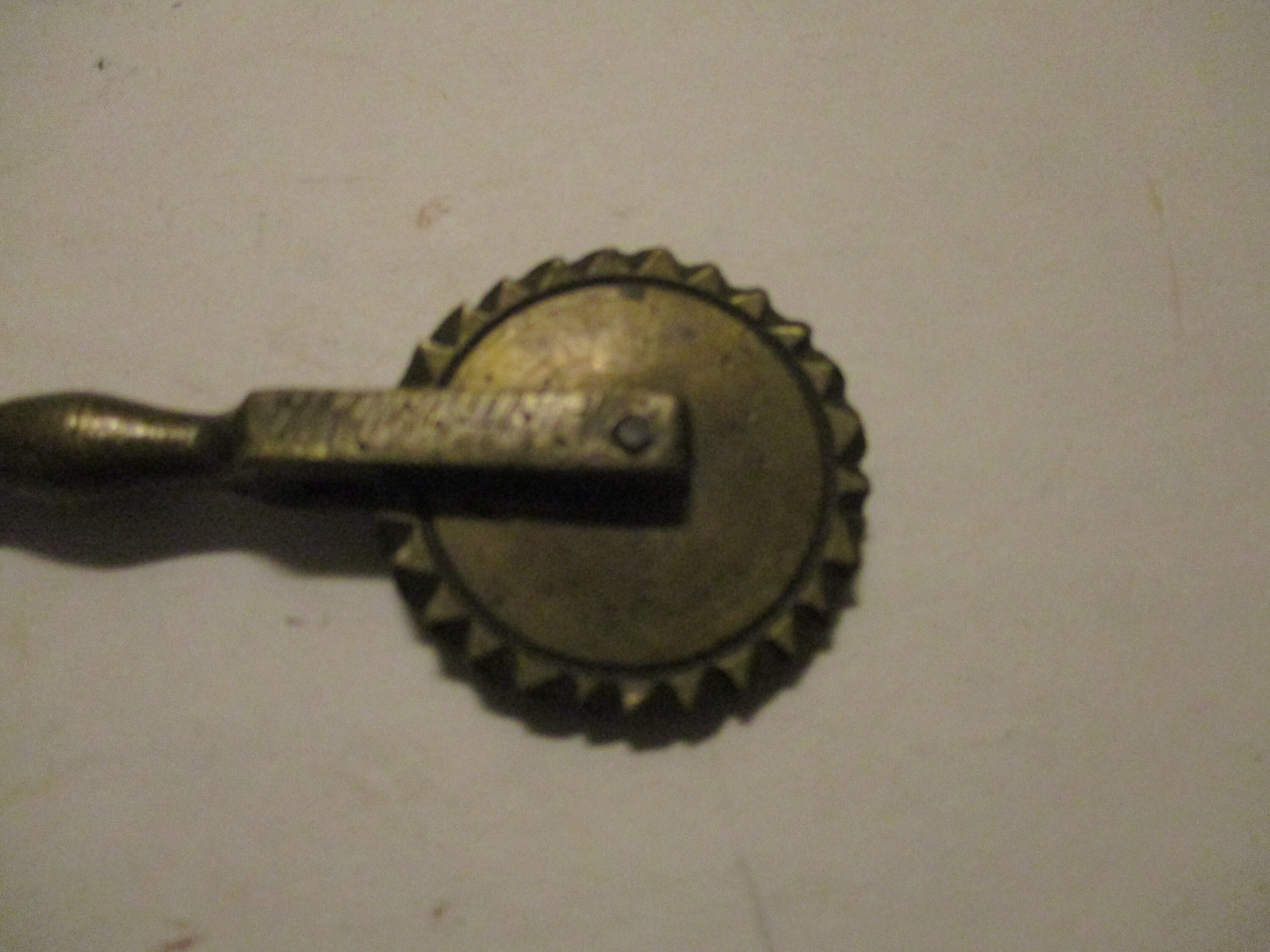 Antique Brass Pie and Pastry Cutter Wheels Double wheel form | Etsy