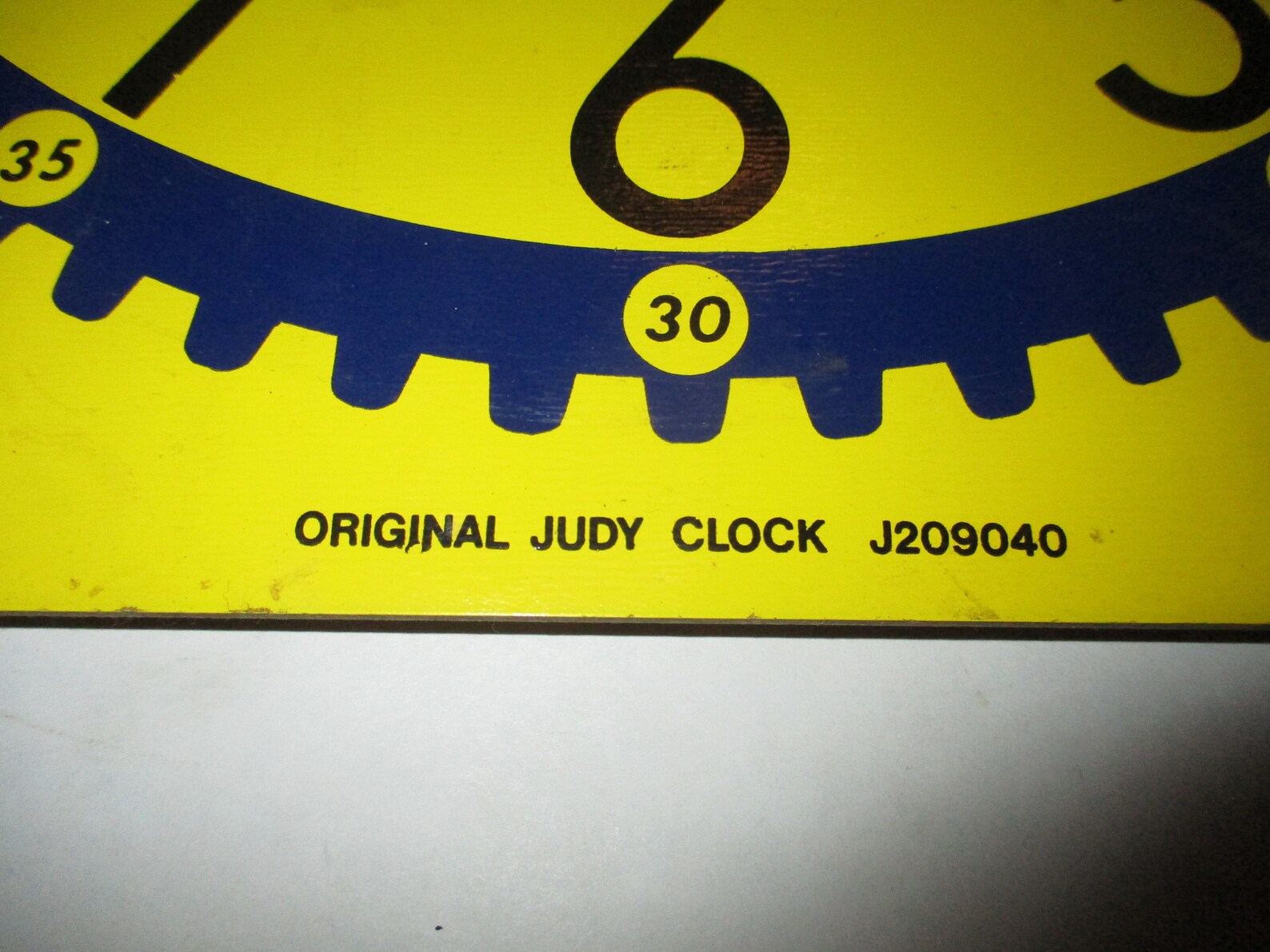 Judy Clock - 1960s Educational Learning Toy - How to Tell Time in ...