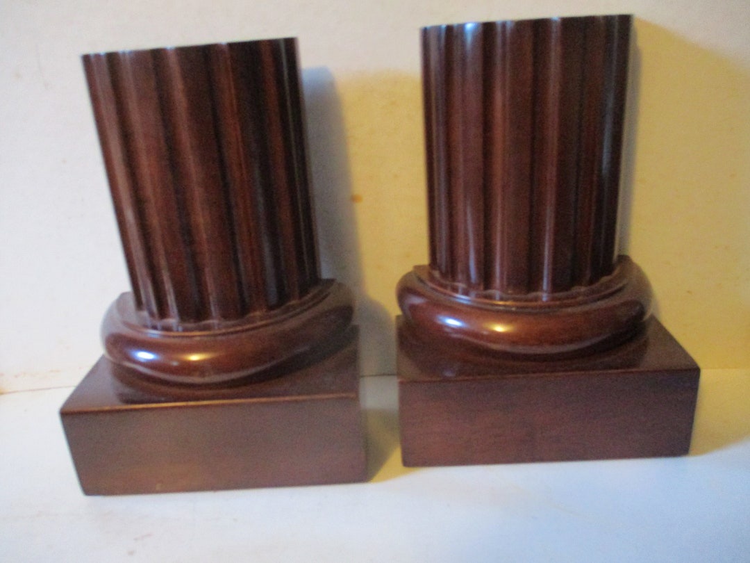 Column Bookends - Bombay Company Neo-classical Pillar Column Shaped ...