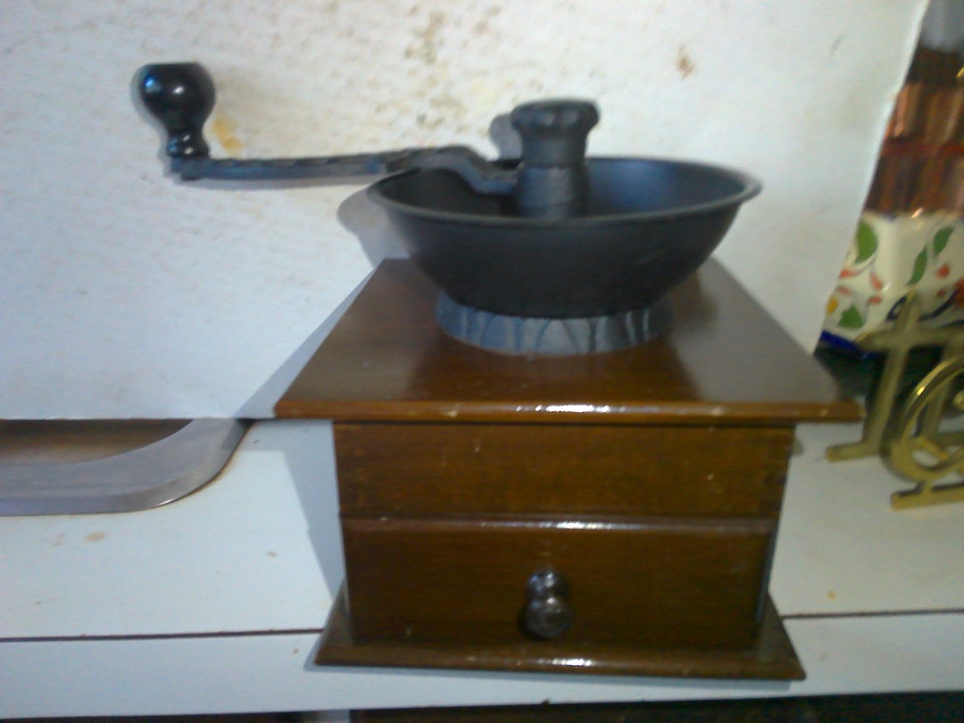 Olde Thompson Coffee Grinder Mill Victorian Style Repro WORKING Cast ...