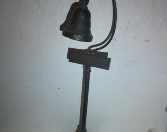 El Camino Real Souvenir Bronze Bell - Very Rare Signpost Form 9.5" Tall ...