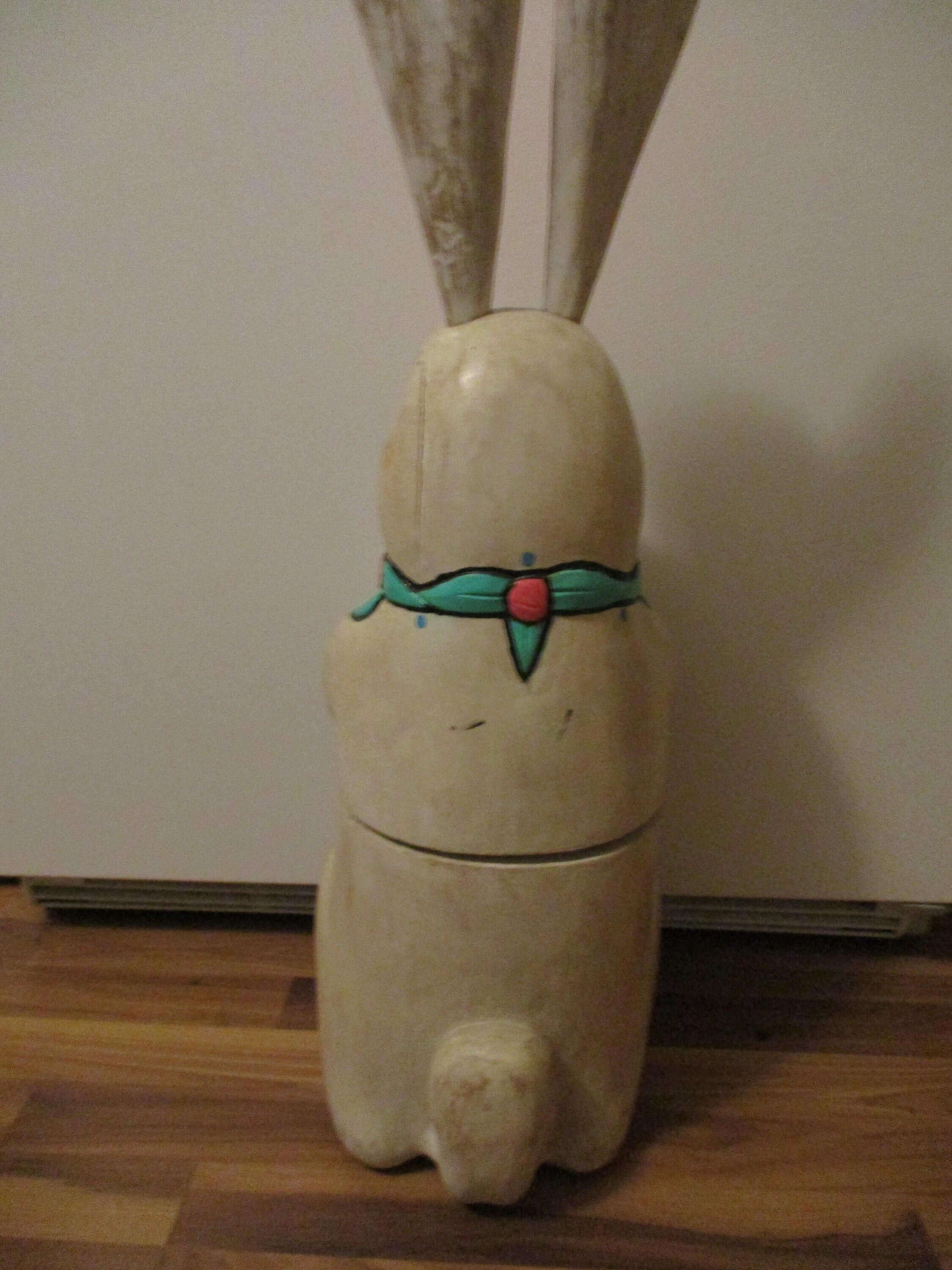 Carved Wood Rabbit 32 Primitive Wood Carved Box Form - Etsy