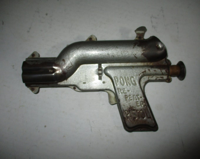 Pong Repeater Pistol Rocket Age 1949/50 Toy Ping Pong Ball Gun in ...