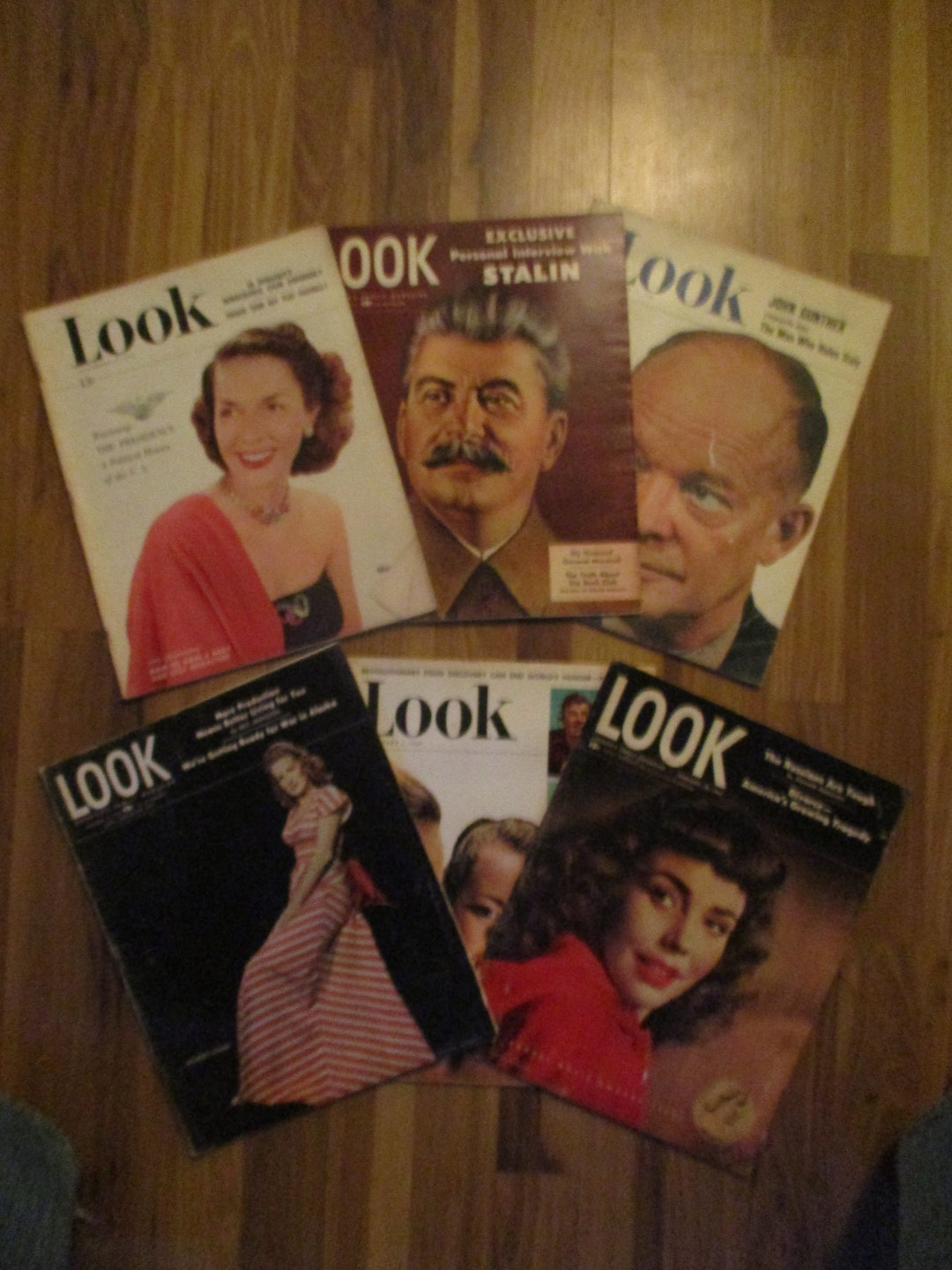Look Magazine - Set of 6 Volumes From 1946 - Covers Include Eisenhower ...