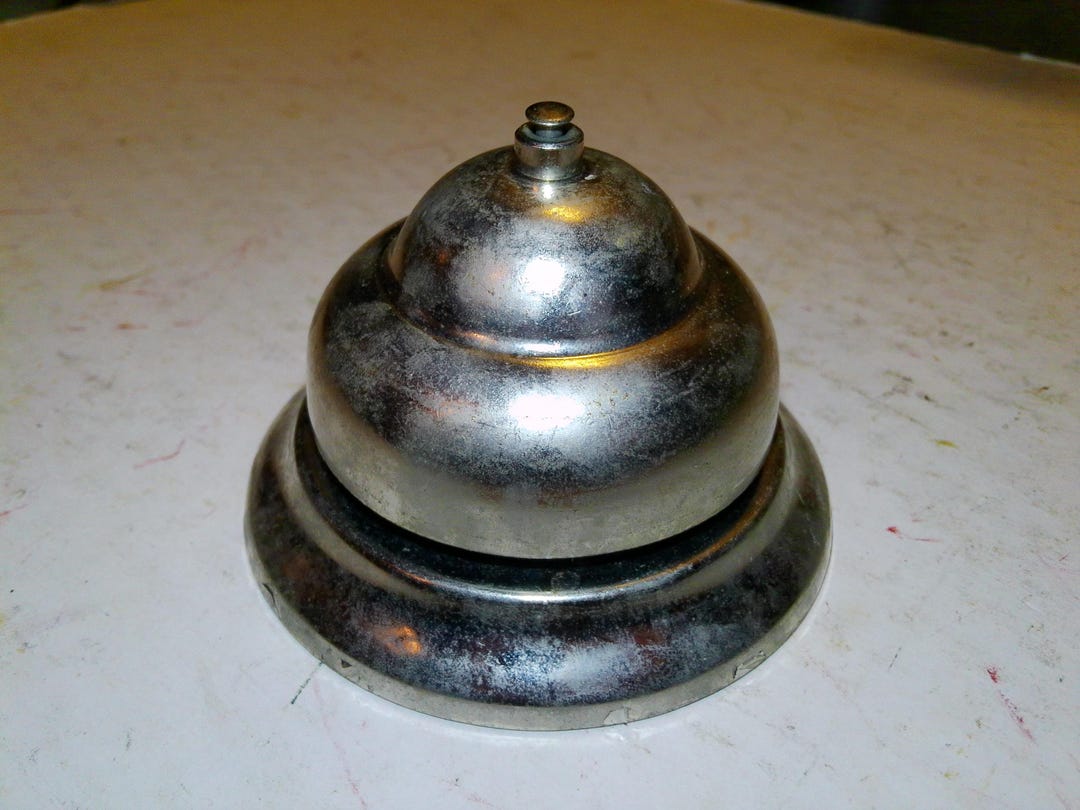 Bellhops Bell - Service Desk or Lobby Bell - Stylish Vintage Nipple ...