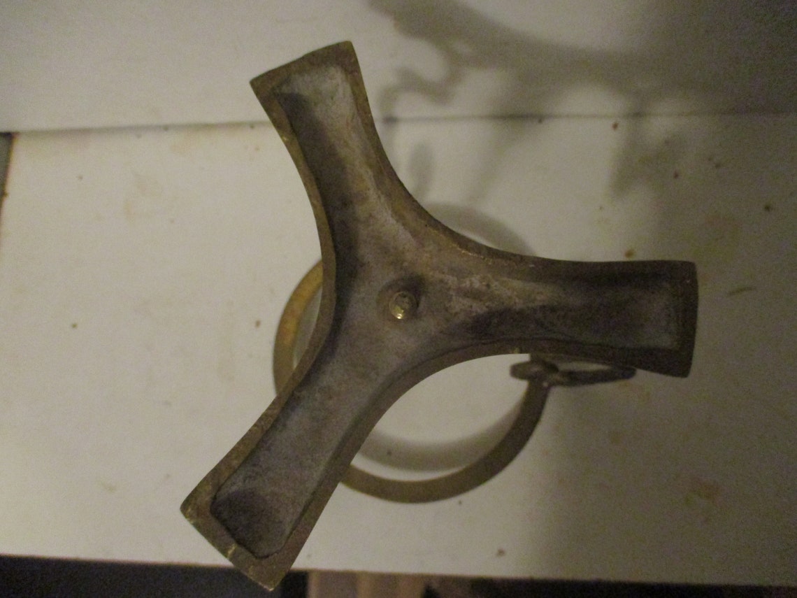 Brass Display Stand - 3 Legged Brass Form 5" High 4.25" Diam. Displays ...