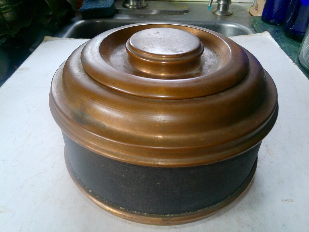 Rumidor Humidor (?) or Sim.-1930's Cedar Lined Copper Humidor W ...