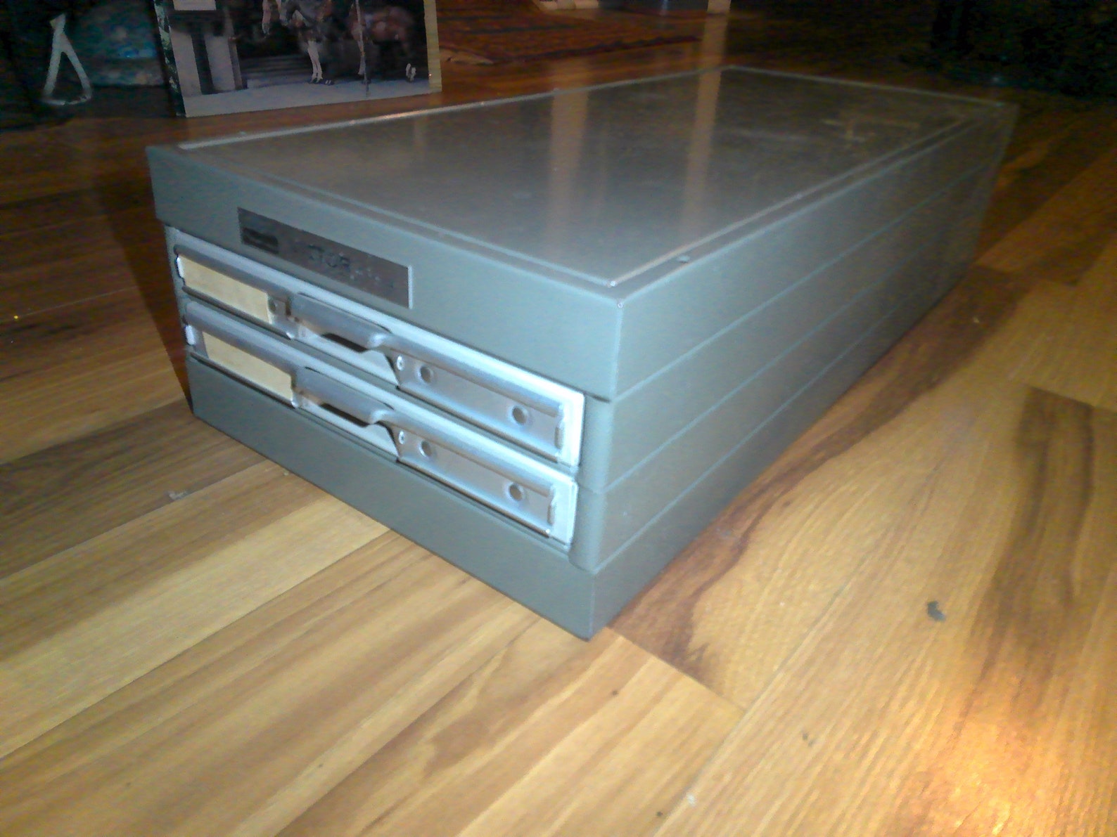 Victor Kardex 2 Drawer File Cabinet- 18" X 8" X 4.5" Deep W 50 Flaps ...