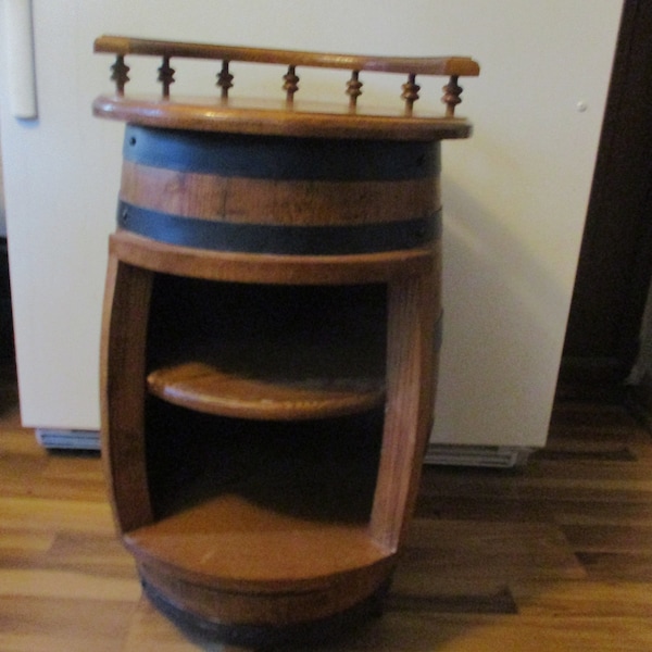 Barrel End Table - Etsy