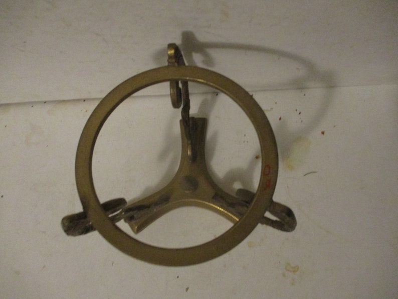 Brass Display Stand - 3 Legged Brass Form 5" High 4.25" Diam. Displays ...