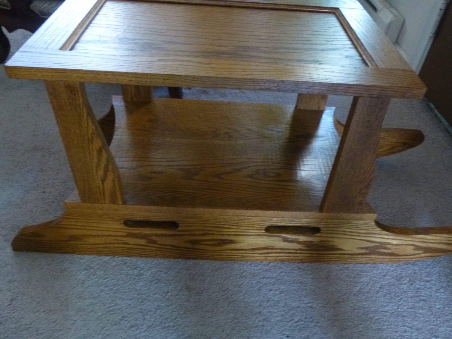 Sled - Sleigh Table - 2 Levels - Mint Condition - Fun and Functional ...