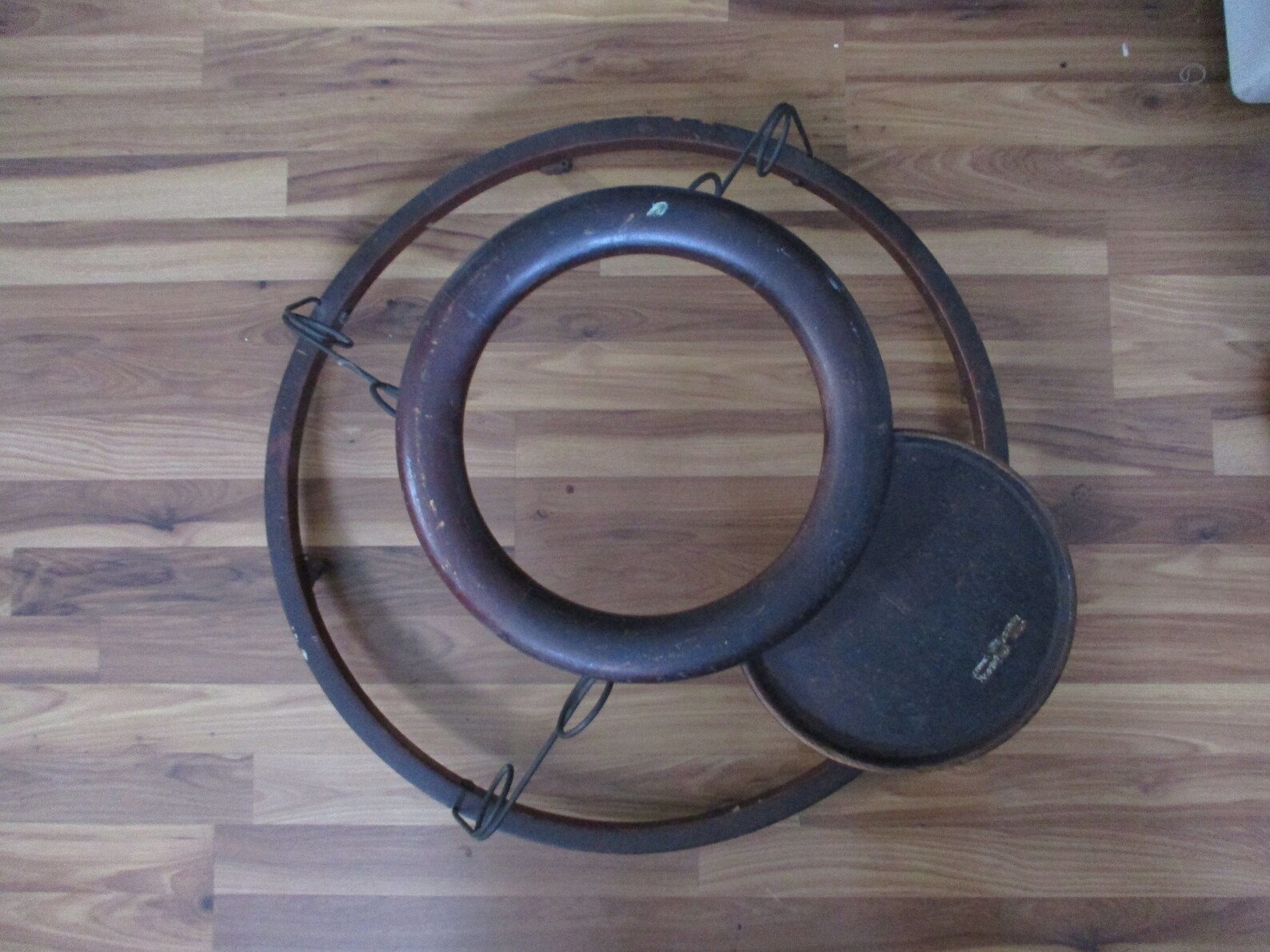 Antique Baby Stroller Walker - 1902 Wood Ring Shaped Toddler Ring - Fun ...