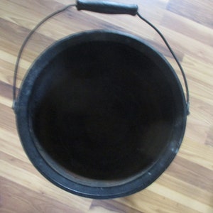Antique Cast Iron Cauldron and Trivet Stand Very Rare 1890s Era 2 ...