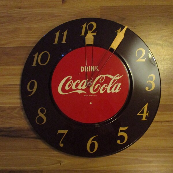 Coca Cola Clock - Etsy