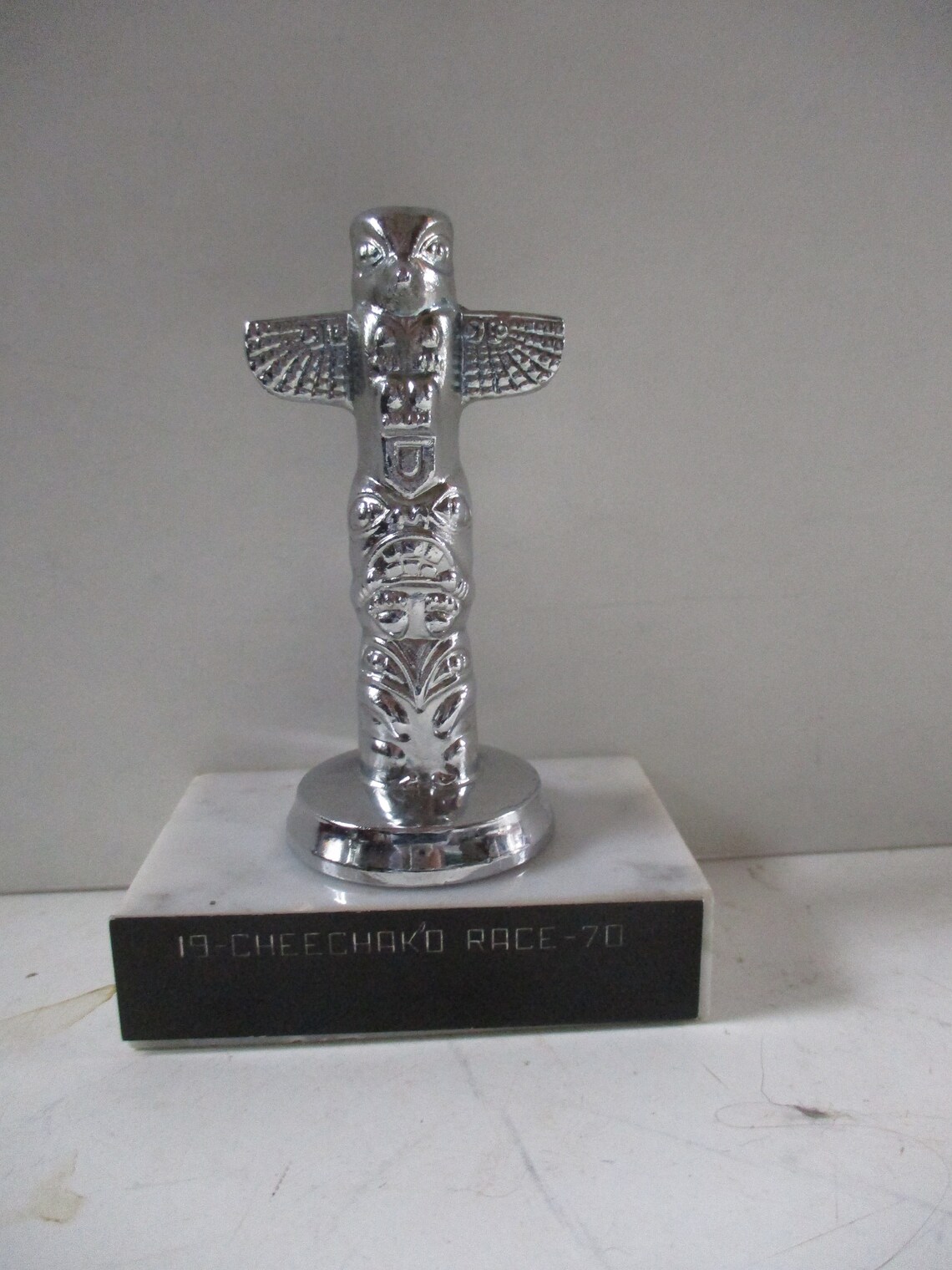 Cheechako Dog Sled Race 1970 Brass and Marble Trophy Rare and - Etsy