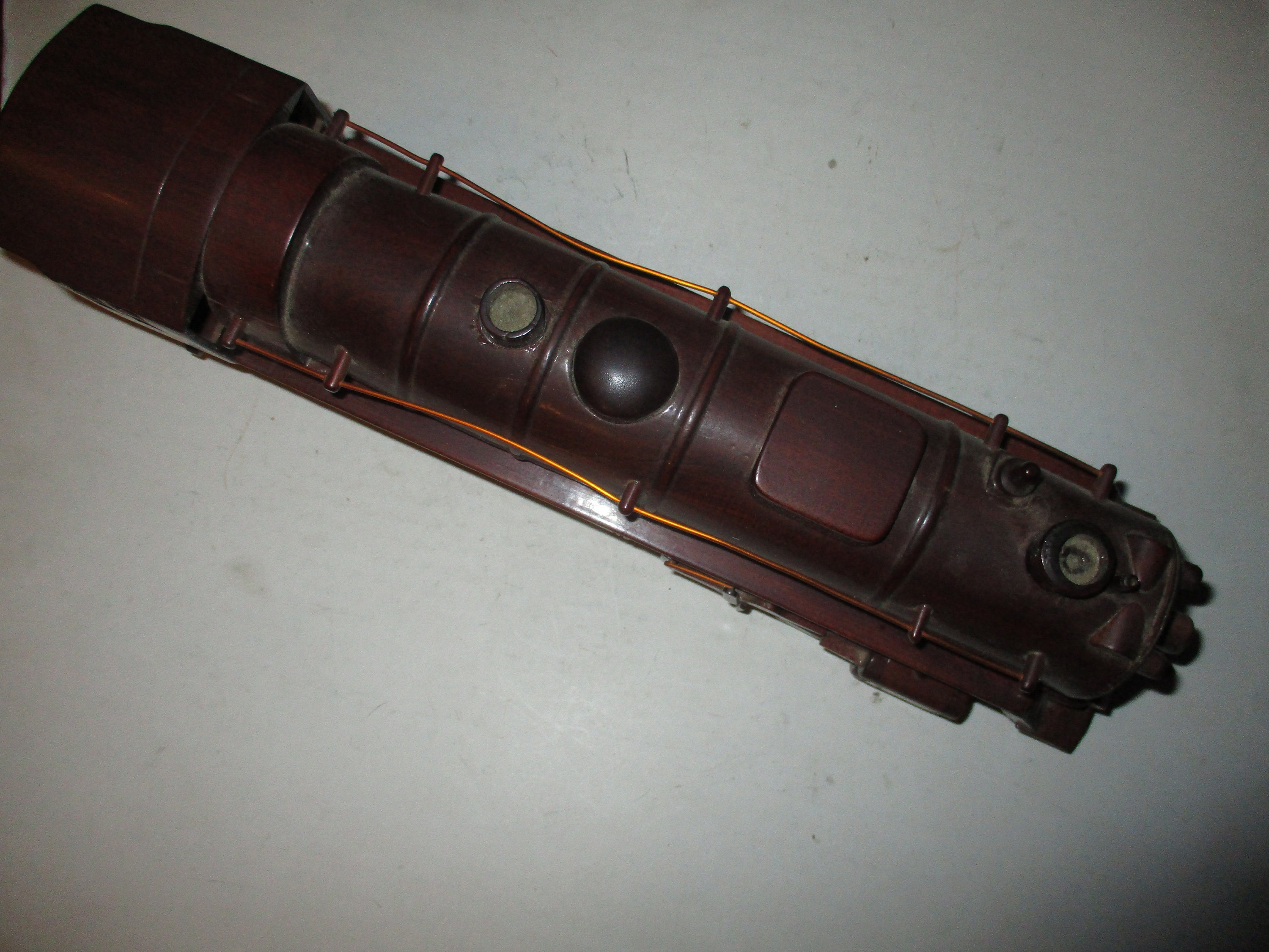 Mahogany Railroad Engine and Coal Car Model Hand Carved form | Etsy