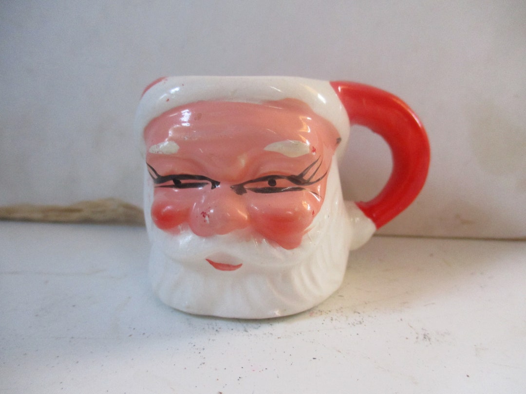 Winking Santa Mug - 2 Oz Miniature Form 1.75" High X 1.75" Diam. Fun ...