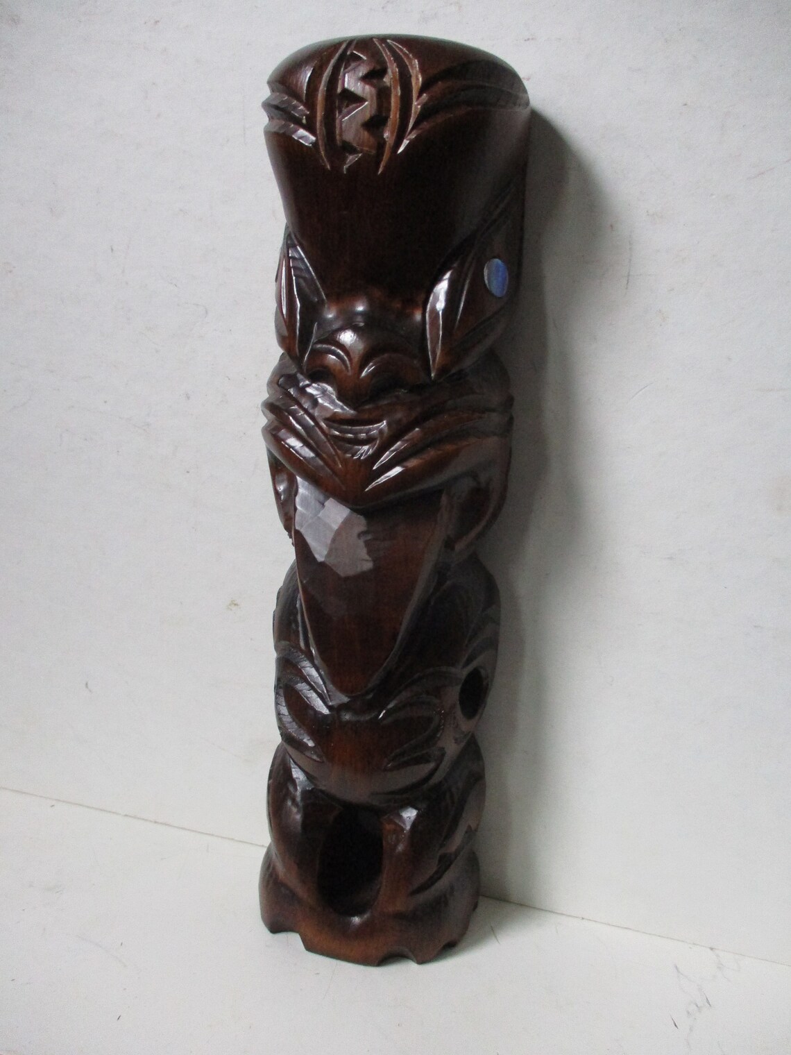 Tiki Teko Teko Hand Carved Devil Demon God Statue by | Etsy