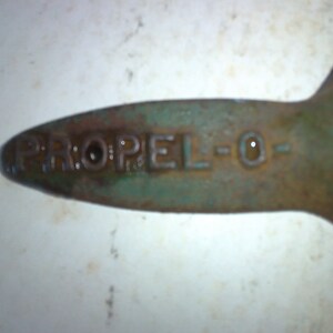 Cast Iron Garden Sprinkler - Very Rare Art Deco Propel-o Spray Form in ...