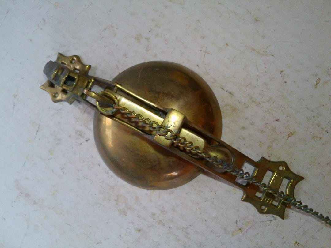 Solid Brass Trolley Car/cable Car Bell With Pull Chain Antique Solid ...