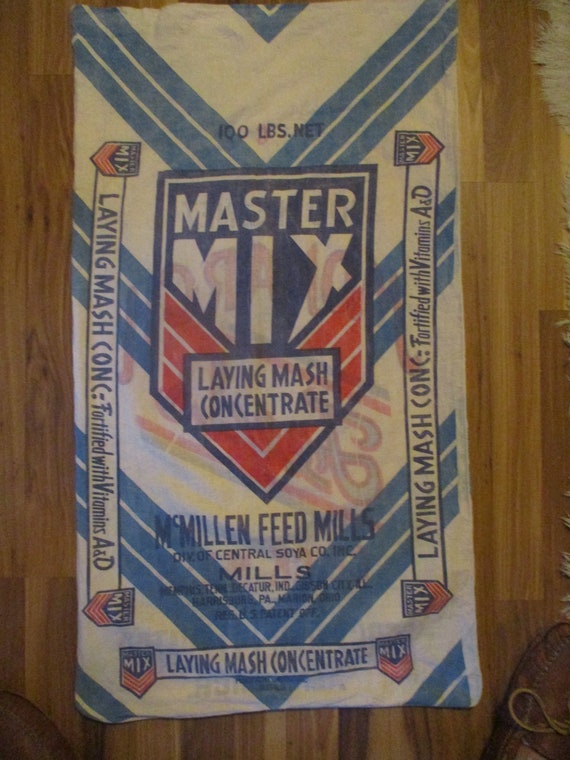 100 Lb Chicken Feed Bag Triple Sided Form 2 Outers 1 Inner - Etsy