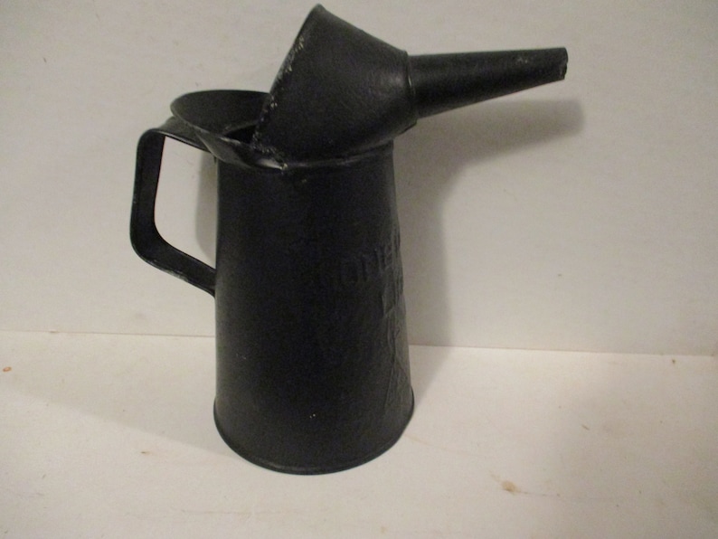 Quart Oil Can Antique 1 Quart Industrial Oil and Watering | Etsy