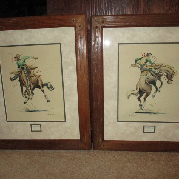 Framed Lithographs Set - Etsy