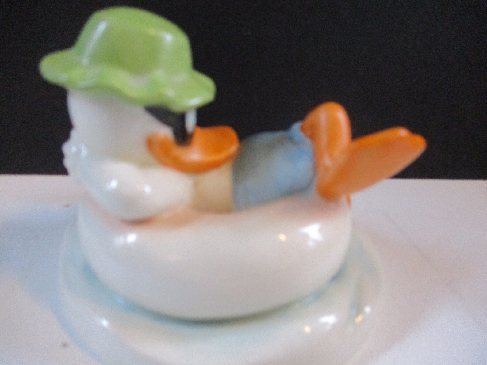 Donald Duck on Inner Tube Circled by Shark Fin Vintage - Etsy