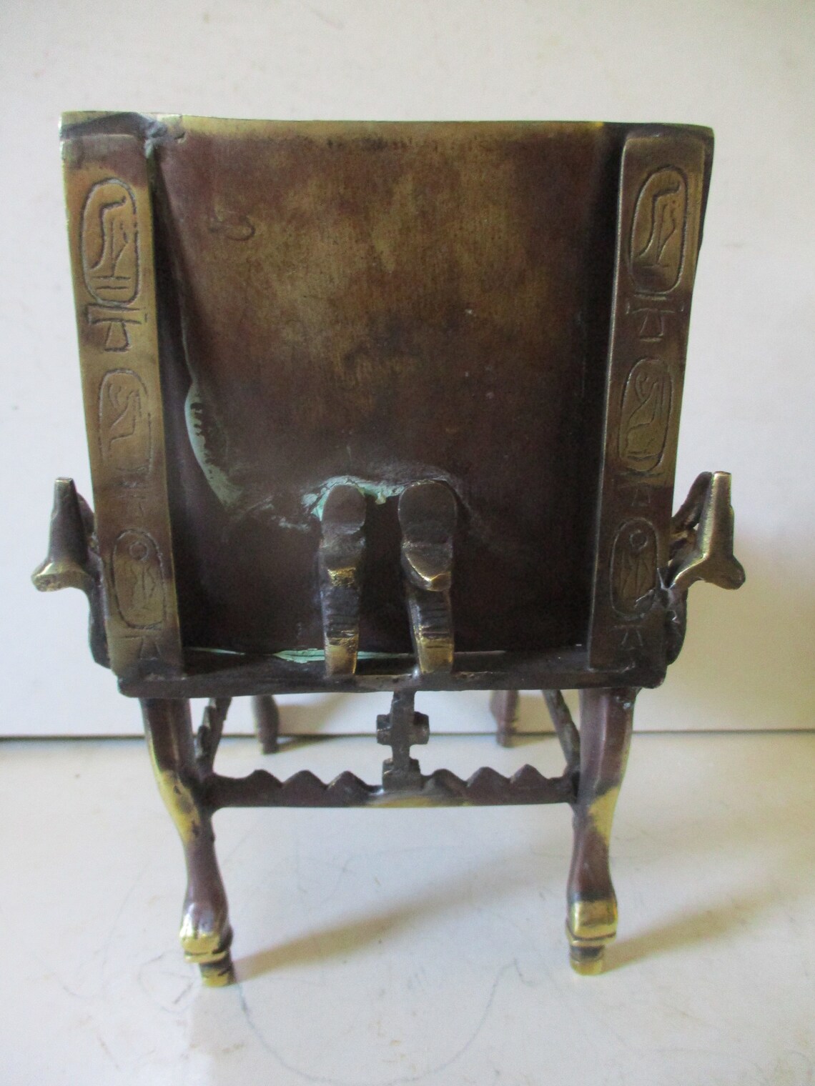 King Tut's Throne Doll Sized Replica of Famed Treasure - Etsy