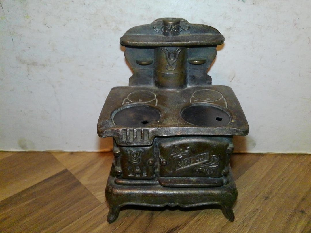 Pot Bellied Franklin Style Stove 5.5" High Form Designed as Ashtray or ...