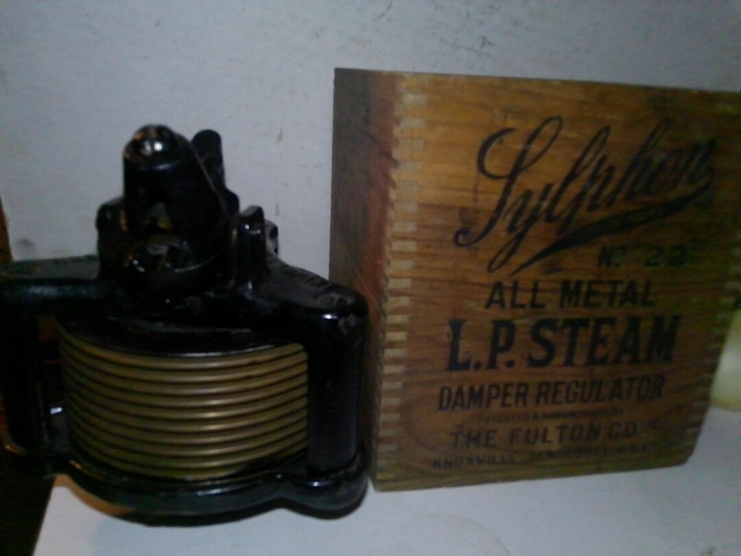 Sylphon IP Steam Damper Regulator - Antique Furnace Part W Original Box ...