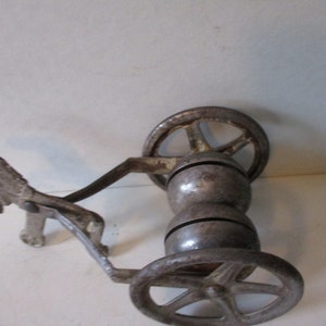 Horse Drawn Bell Cart - Antique Cast Metal Form - 2 Bells Between Cart ...