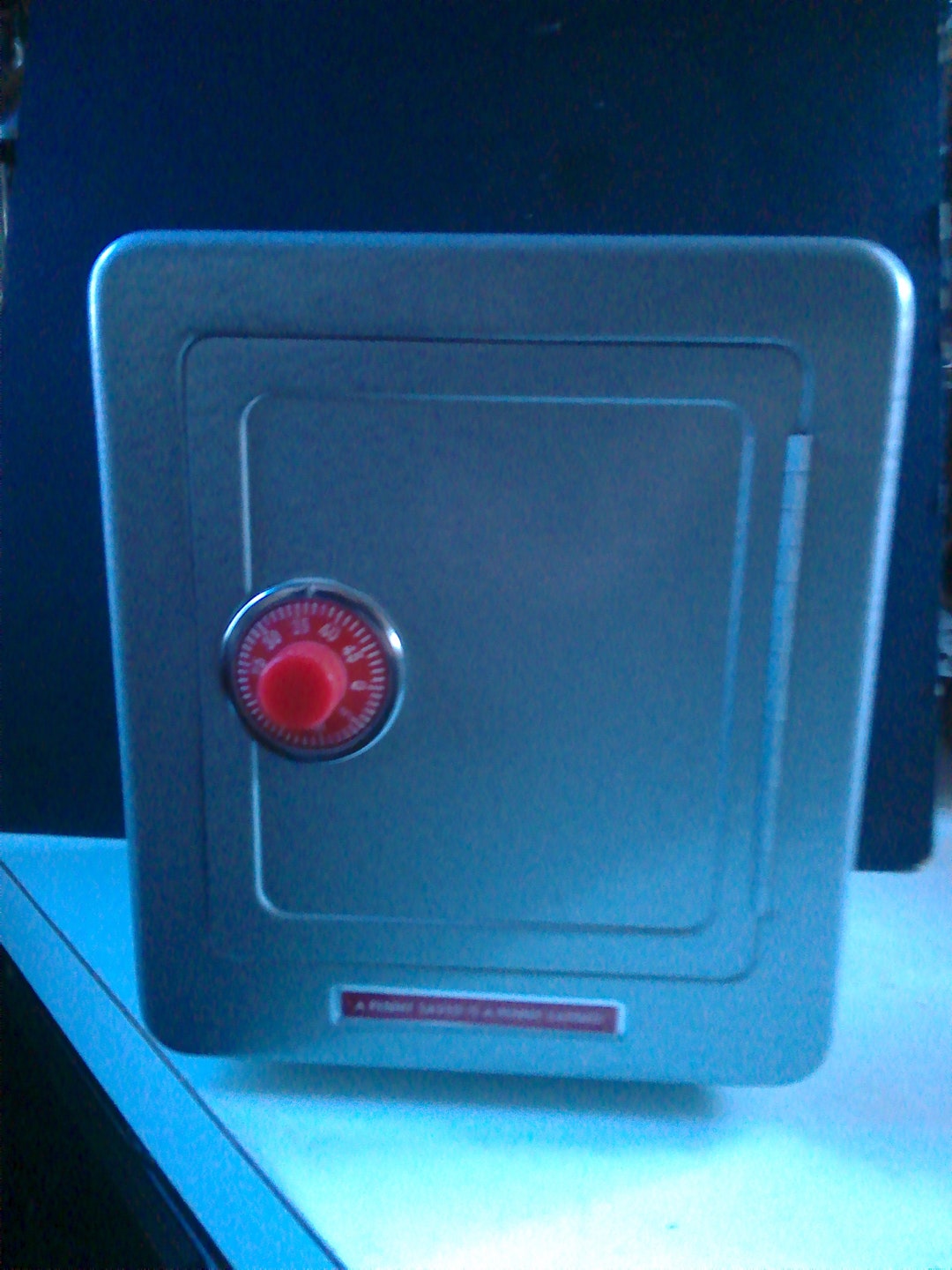 Toy Combination Lock Safe Mid-century Toy Repro 8.5 X 7 X 6 Working 2 ...