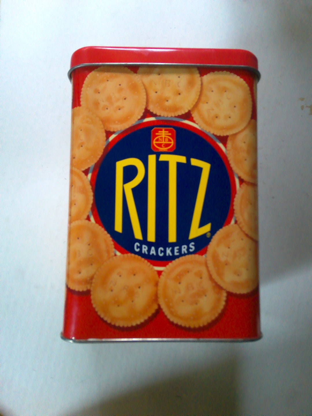 Nabisco Ritz Crackers - 1994 Promo Tin 8.75" High X 5" X 6" - Great ...