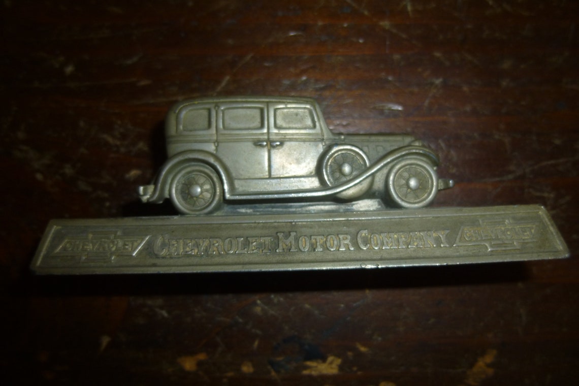 1930s Chevrolet Motor Company Promotional Advertising Dealer Desk ...