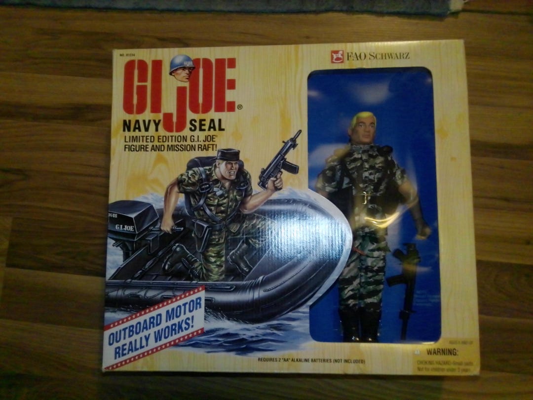 GI Joe Navy Seal - 1995 New in Box - Limited Edition - 12" Action ...