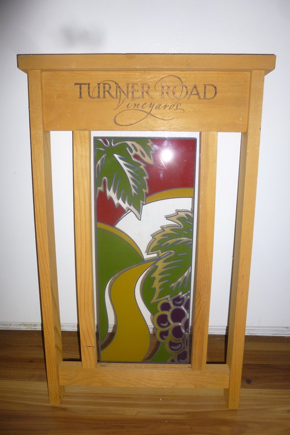 Vintage Wine Sign Turner Road Vineyards Store Advertising | Etsy