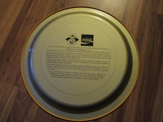 Decorative Trays Rare and Unusual Form 1970s Round Repro 12.25 diam ...