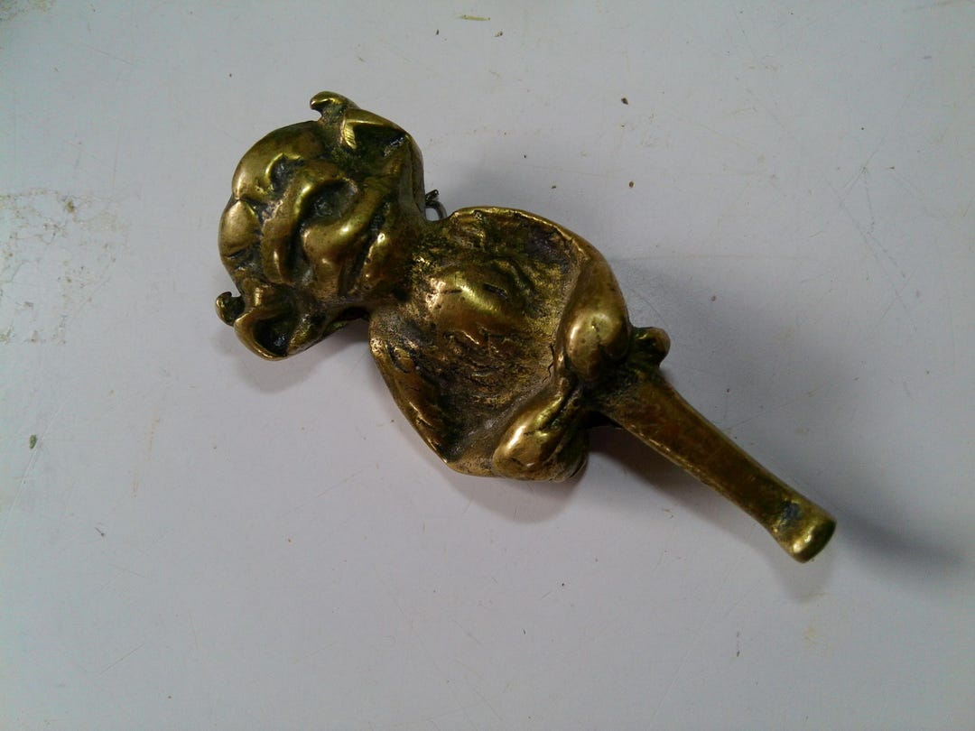 Lincoln Imp Brass Doorknocker - English Cathedral Gargoyle Reproduced ...