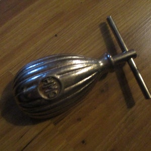 Steel Nutcracker Mid-century Modern Nutshell Shaped Screw - Etsy