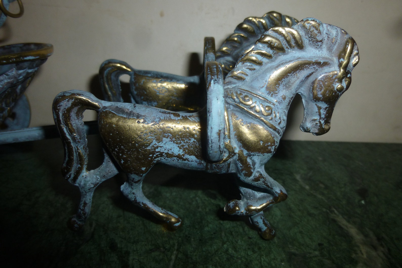 Bronze Chariot Fun and Unusual Vintage Rolling Greek Style | Etsy