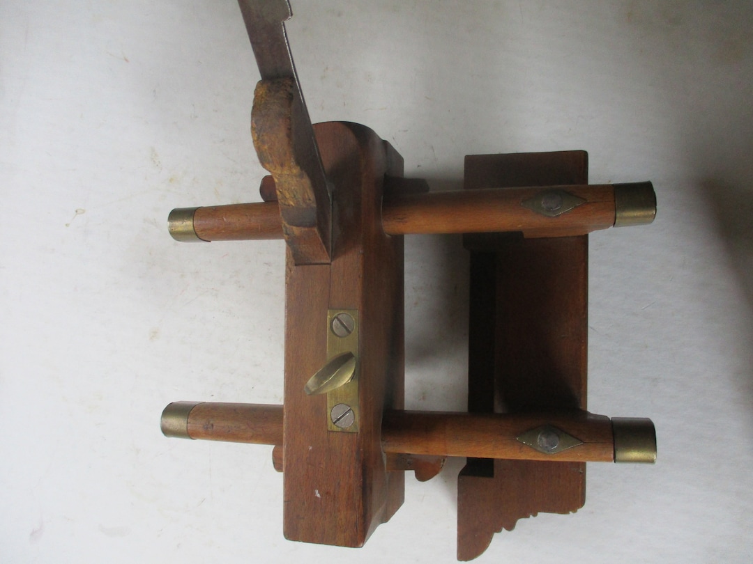 Antique Molding Plane - Rare and Unusual Hand Made Wood and Steel Plane ...