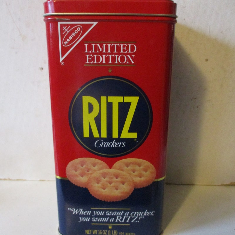 Ritz Cracker Tin - Etsy