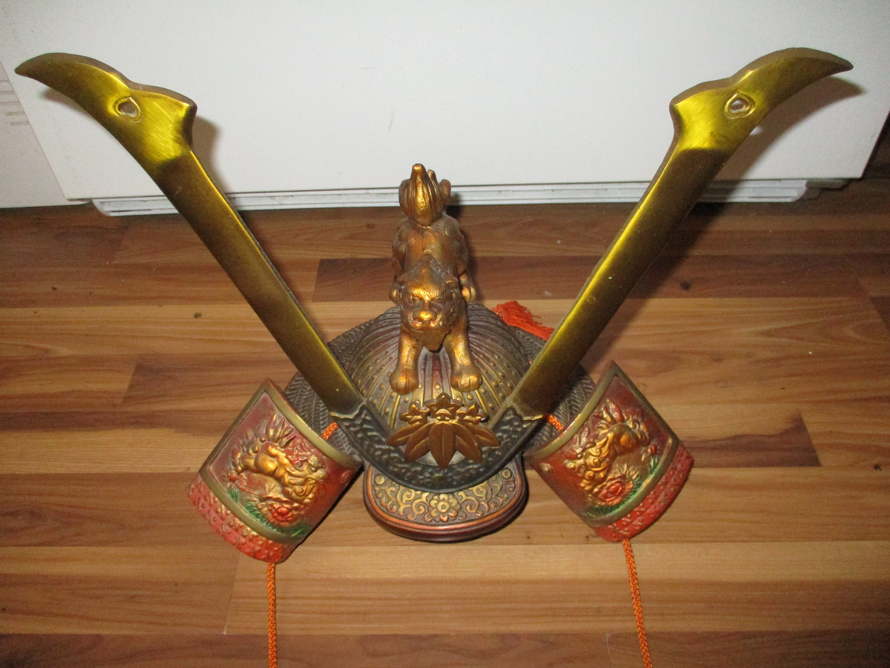 Bronze Samurai Kabuto Helmet with brass crest 15 high | Etsy