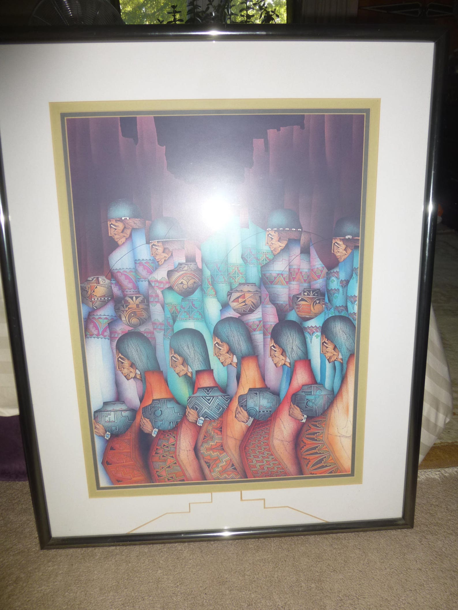 Gorgeous Amado Pena /native American Framed Art Print Native - Etsy