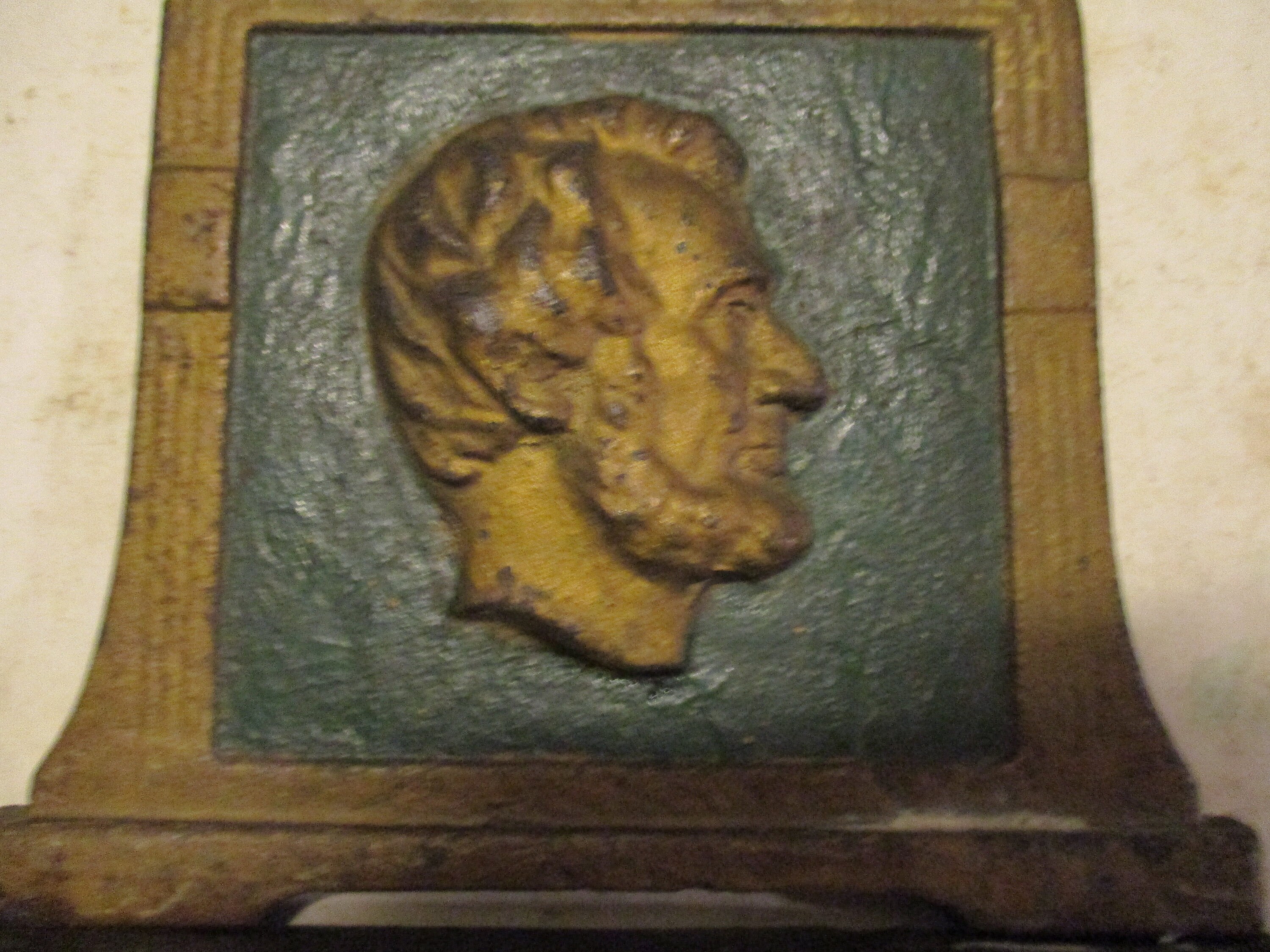 Judd Cast Iron Bookend - Antique Relief Cameo of Lincoln - Fun ...